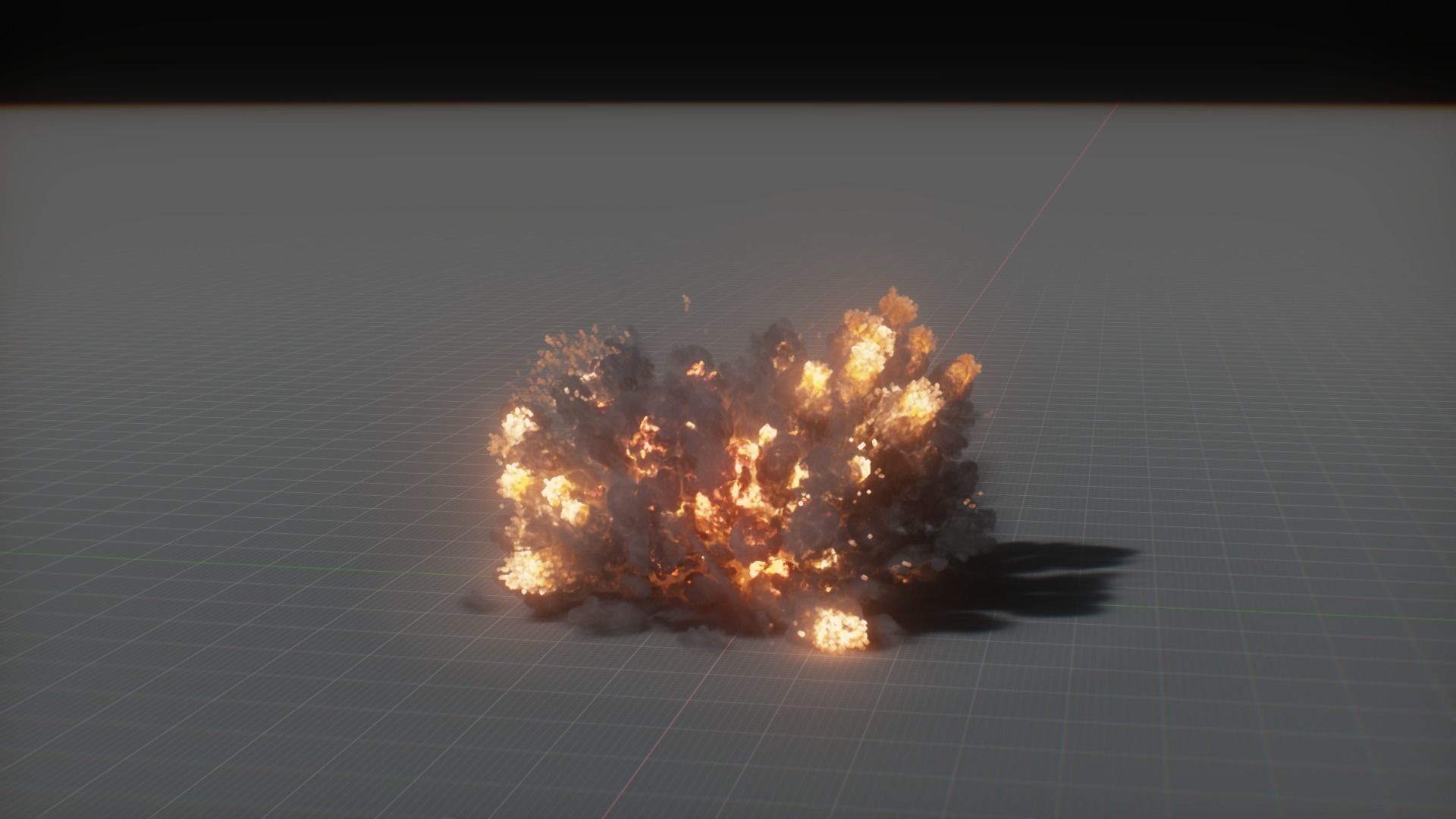 Artillery Grenade Explosion Animation 3D 3D model animated | CGTrader