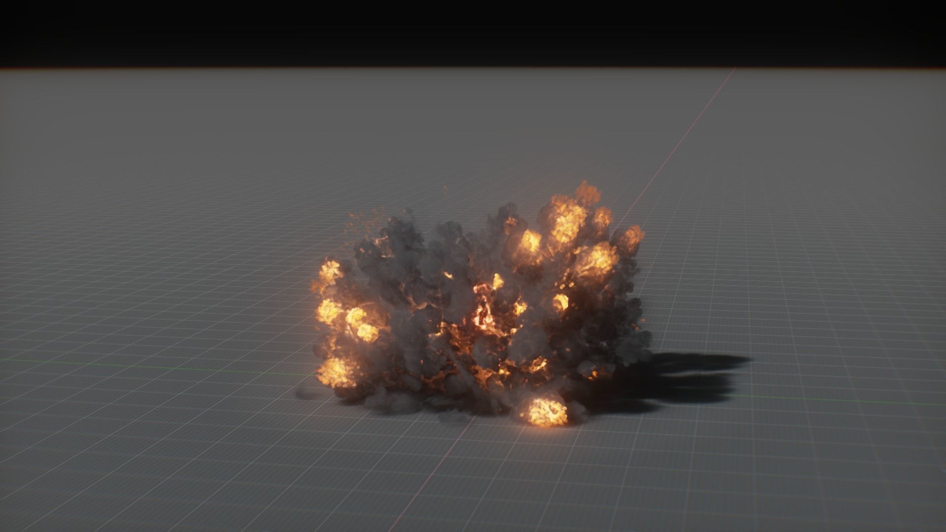 Artillery Grenade Explosion Animation 3D 3D model animated | CGTrader