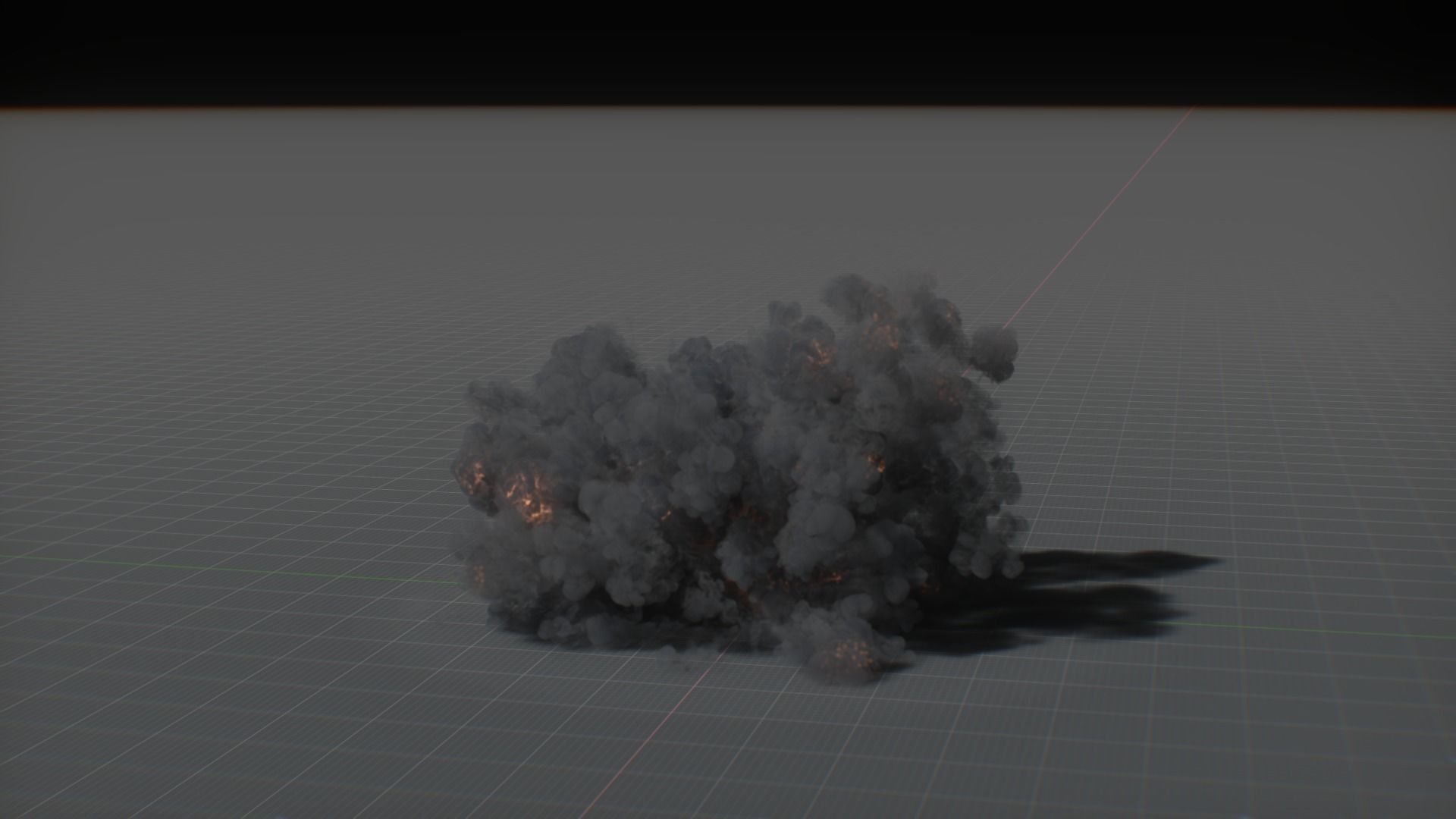 Artillery Grenade Explosion Animation 3D 3D model animated | CGTrader