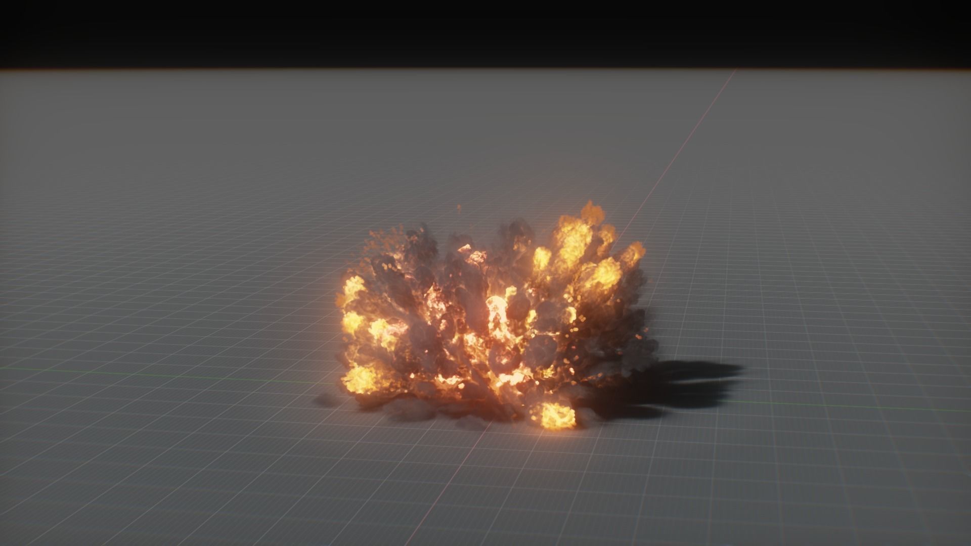 Artillery Grenade Explosion Animation 3D 3D model animated | CGTrader
