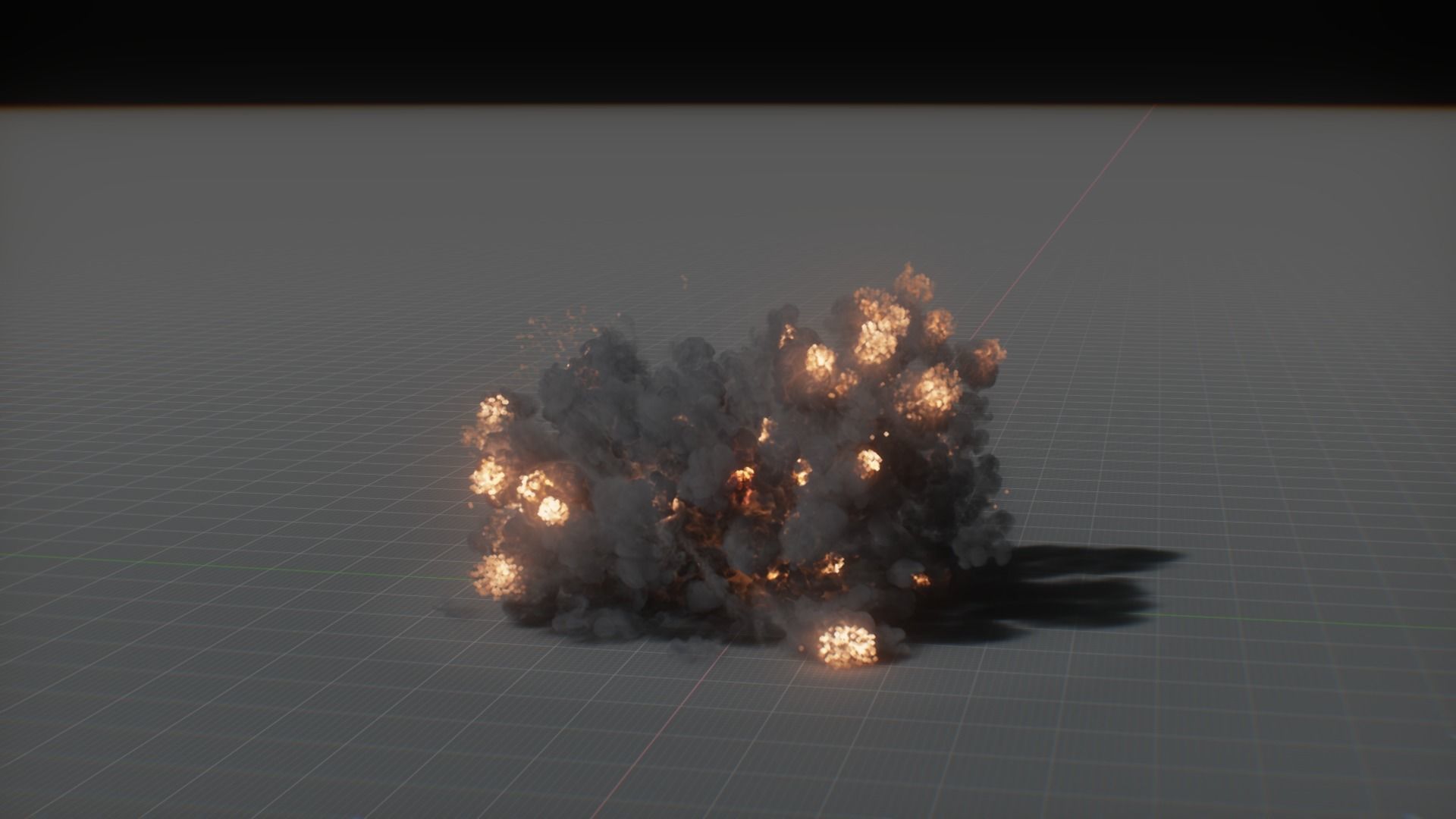 Artillery Grenade Explosion Animation 3D 3D model animated | CGTrader