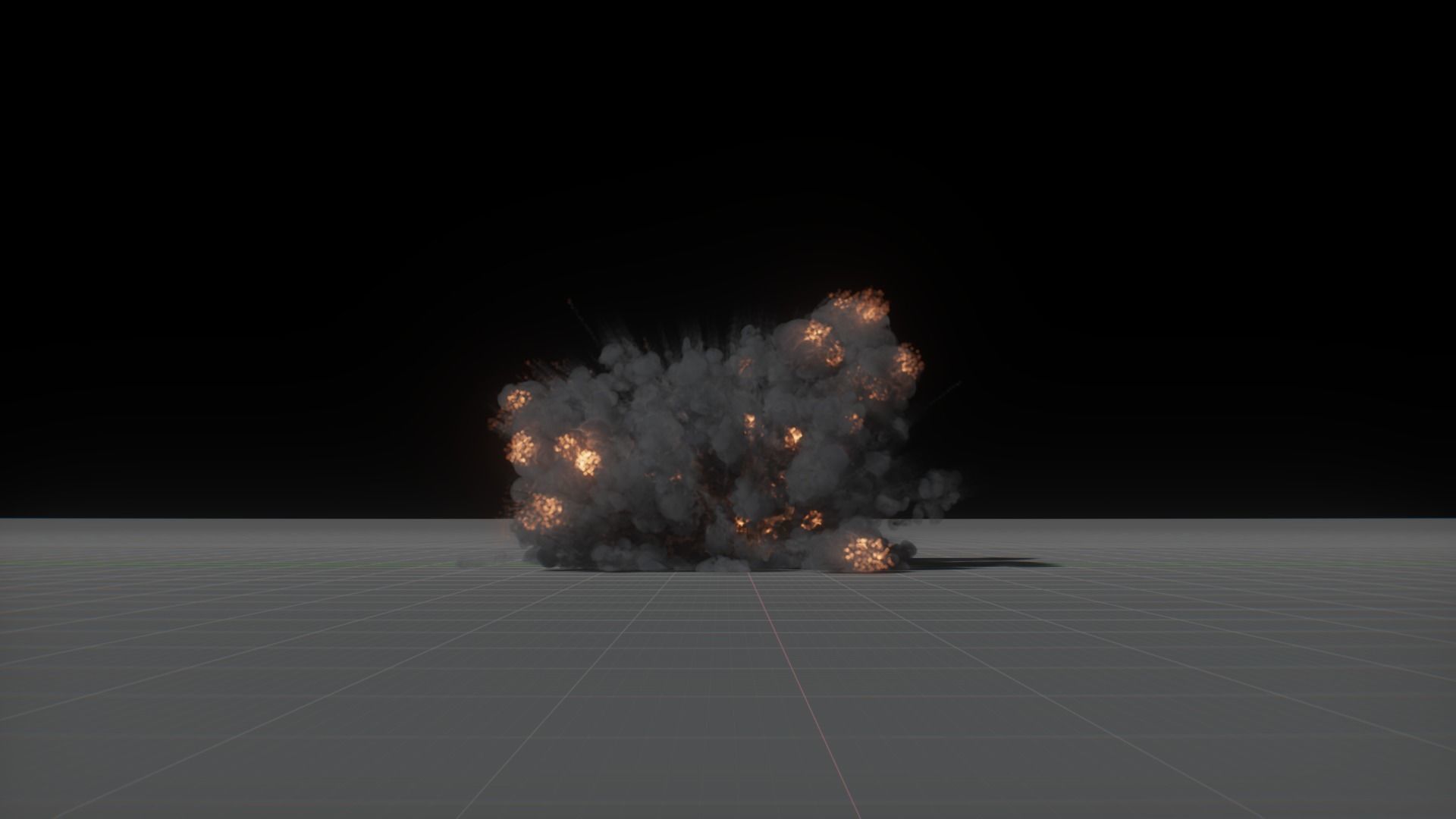 Artillery Grenade Explosion Animation 3D 3D model animated | CGTrader