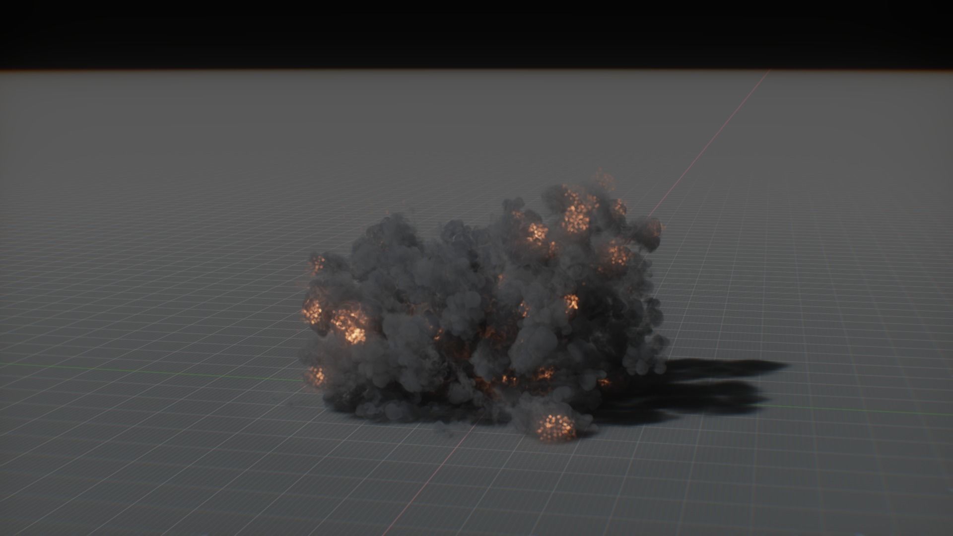 Artillery Grenade Explosion Animation 3D 3D model animated | CGTrader