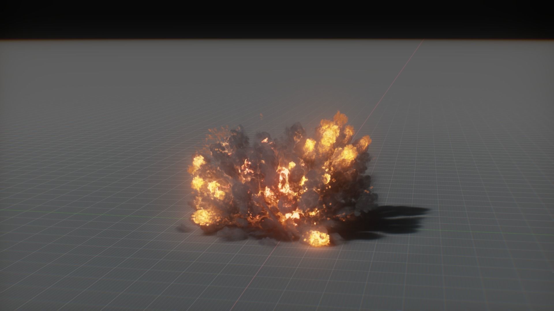 Artillery Grenade Explosion Animation 3D 3D model animated | CGTrader