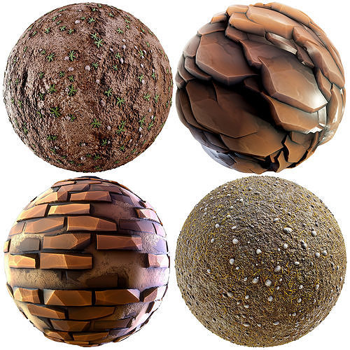 Stylized Stone texture collection 03 Texture | CGTrader