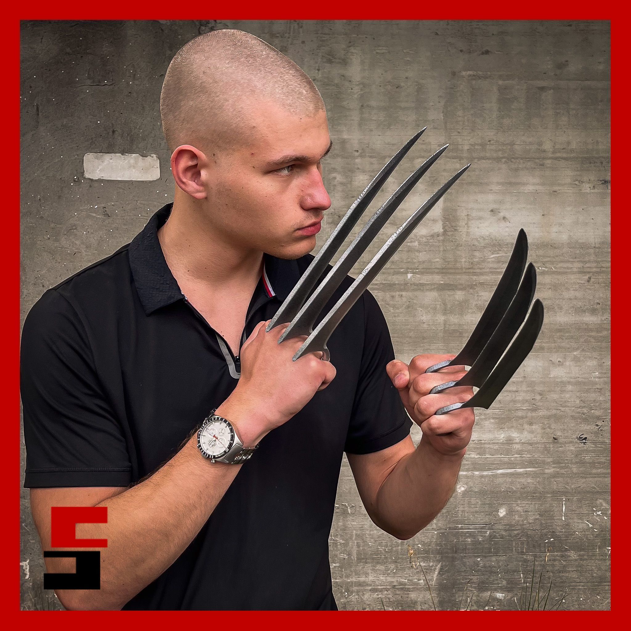 Wolverine Claws Marvel Prop Replica Cosplay 3D model 3D printable ...