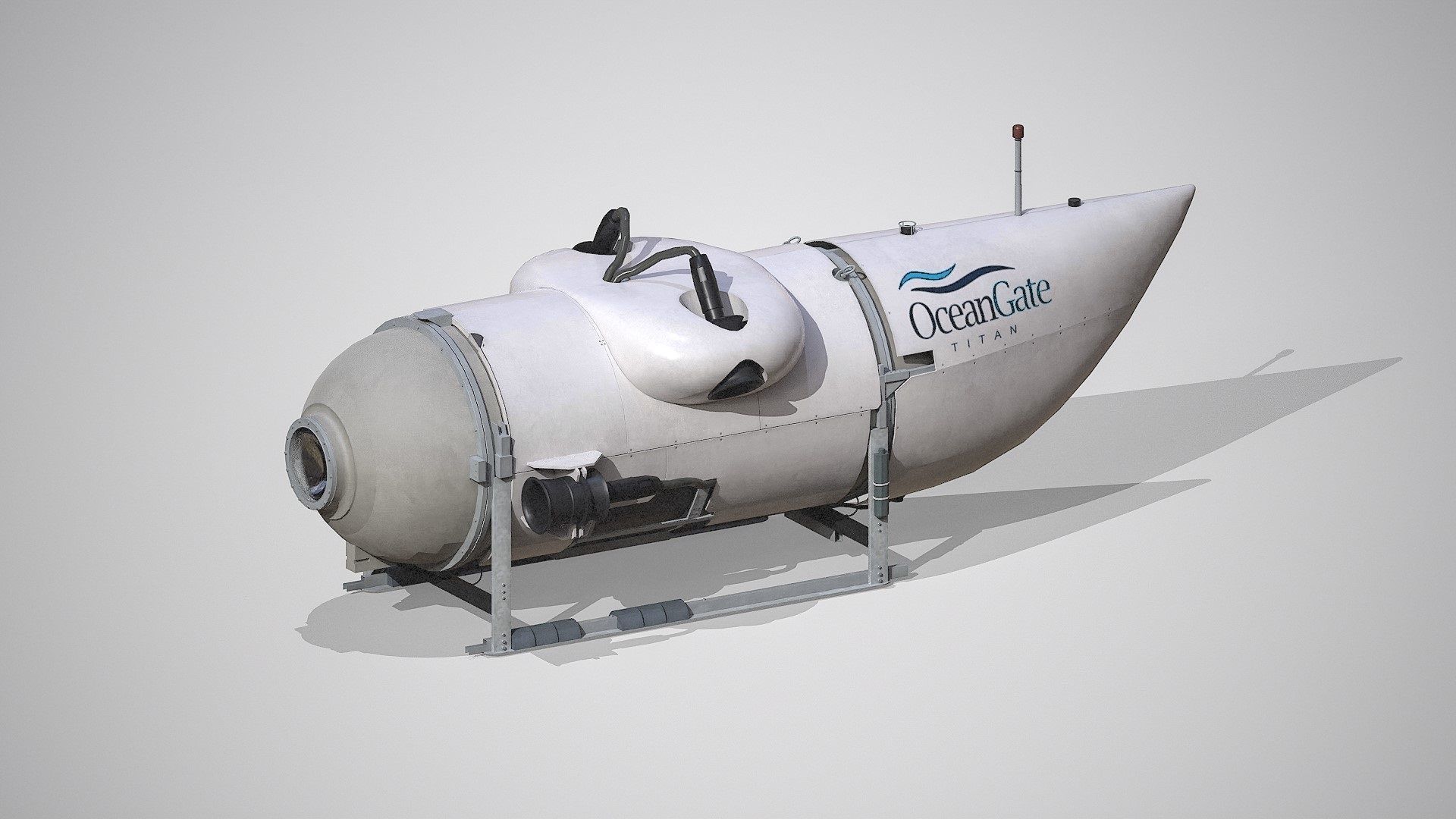 OceanGate Titan Submarine Model 3D model | CGTrader