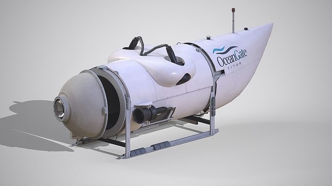 OceanGate Titan Submarine Model 3D model | CGTrader