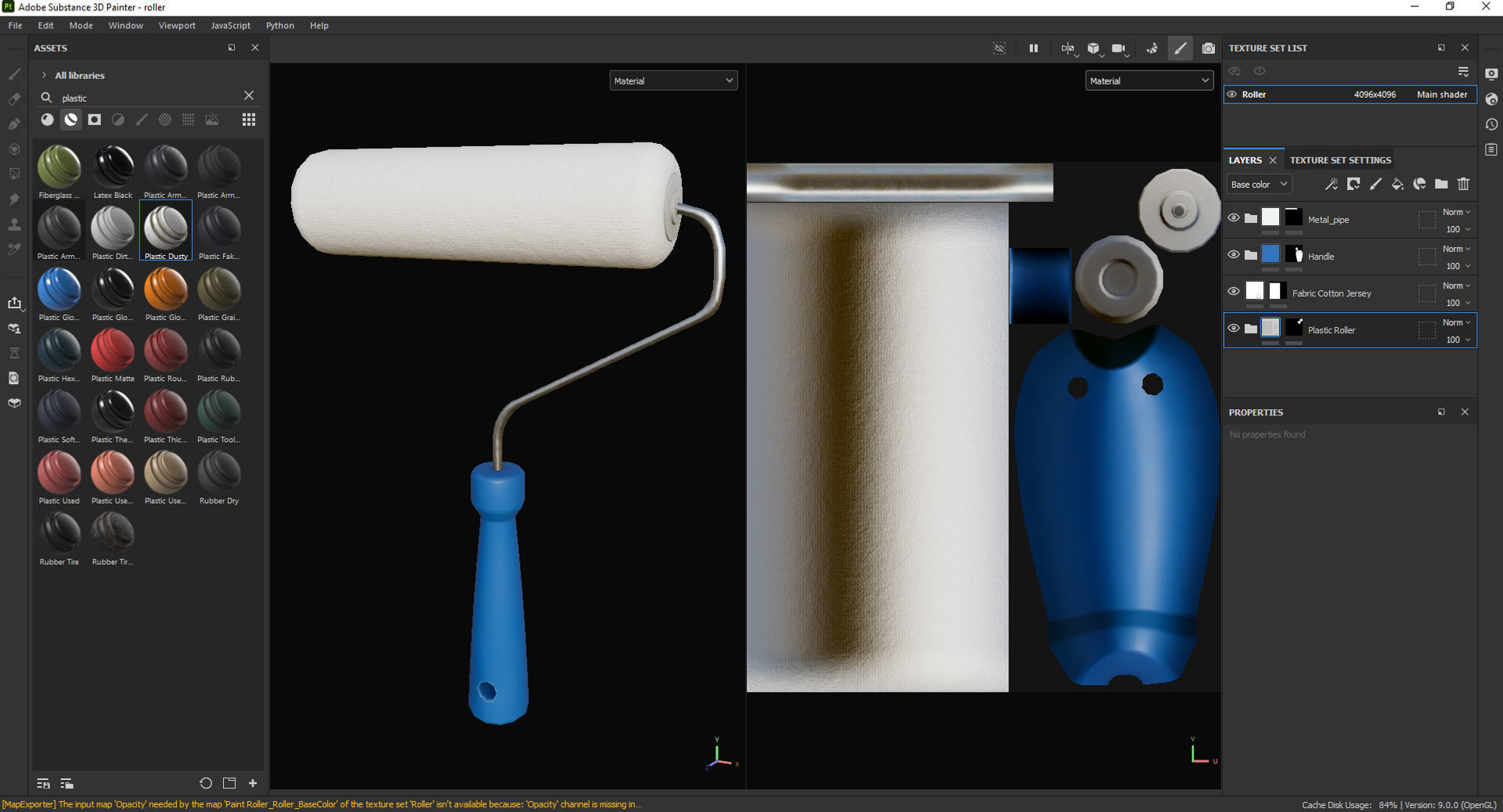3D model Paint Roller VR / AR / low-poly | CGTrader