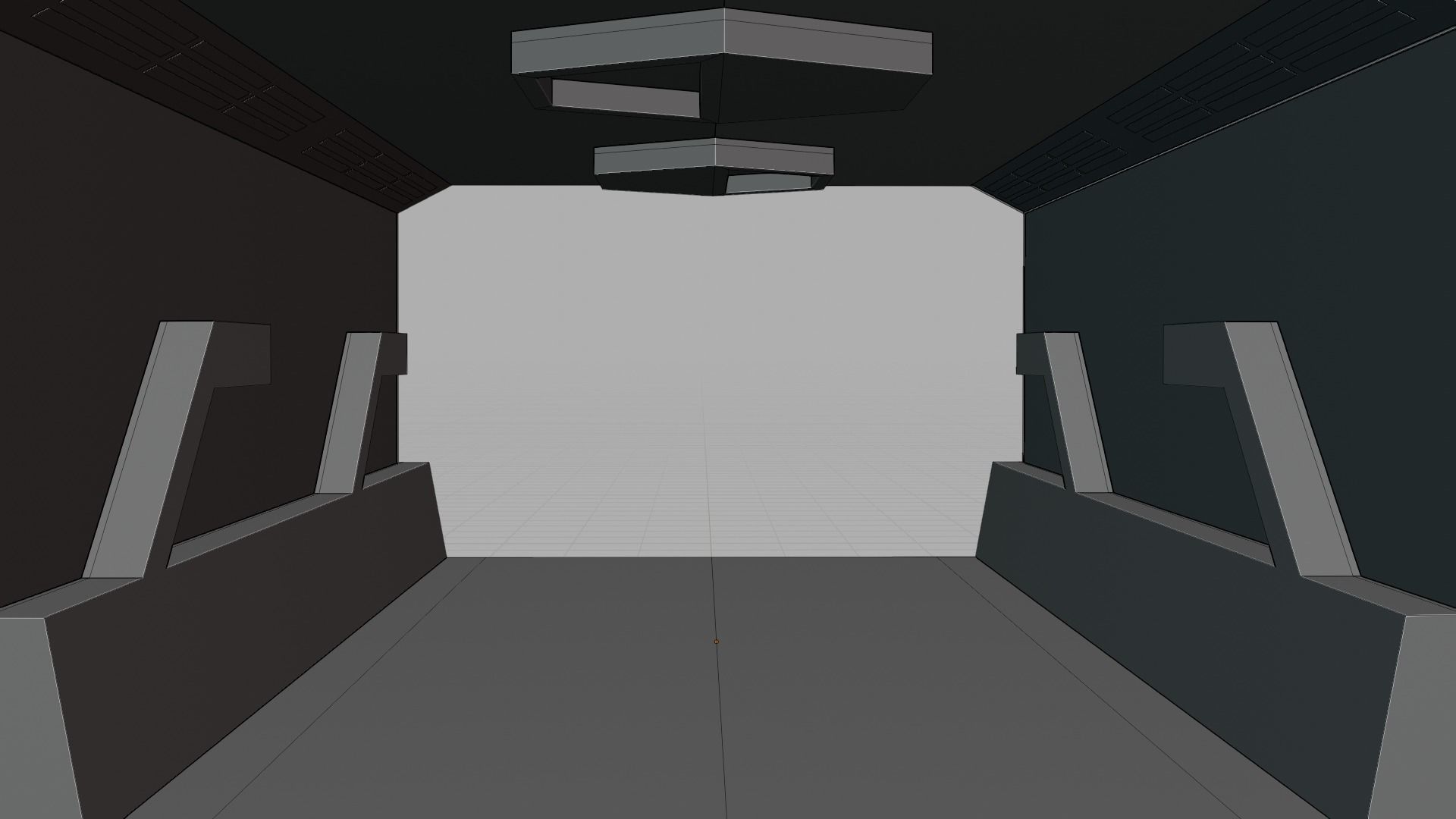 3D model Sci -fi-Hall Way- corridor - Game Ready Low Poly PBR - 3D ...