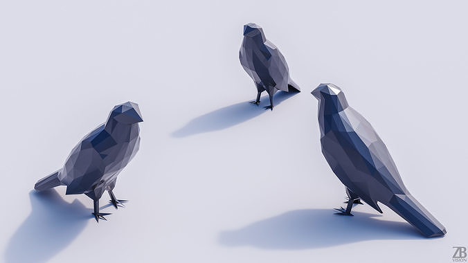 Lowpoly Hawk 001 3D model | CGTrader