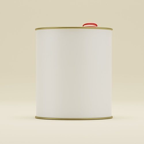 Round Lube Oil Can 3D model | CGTrader