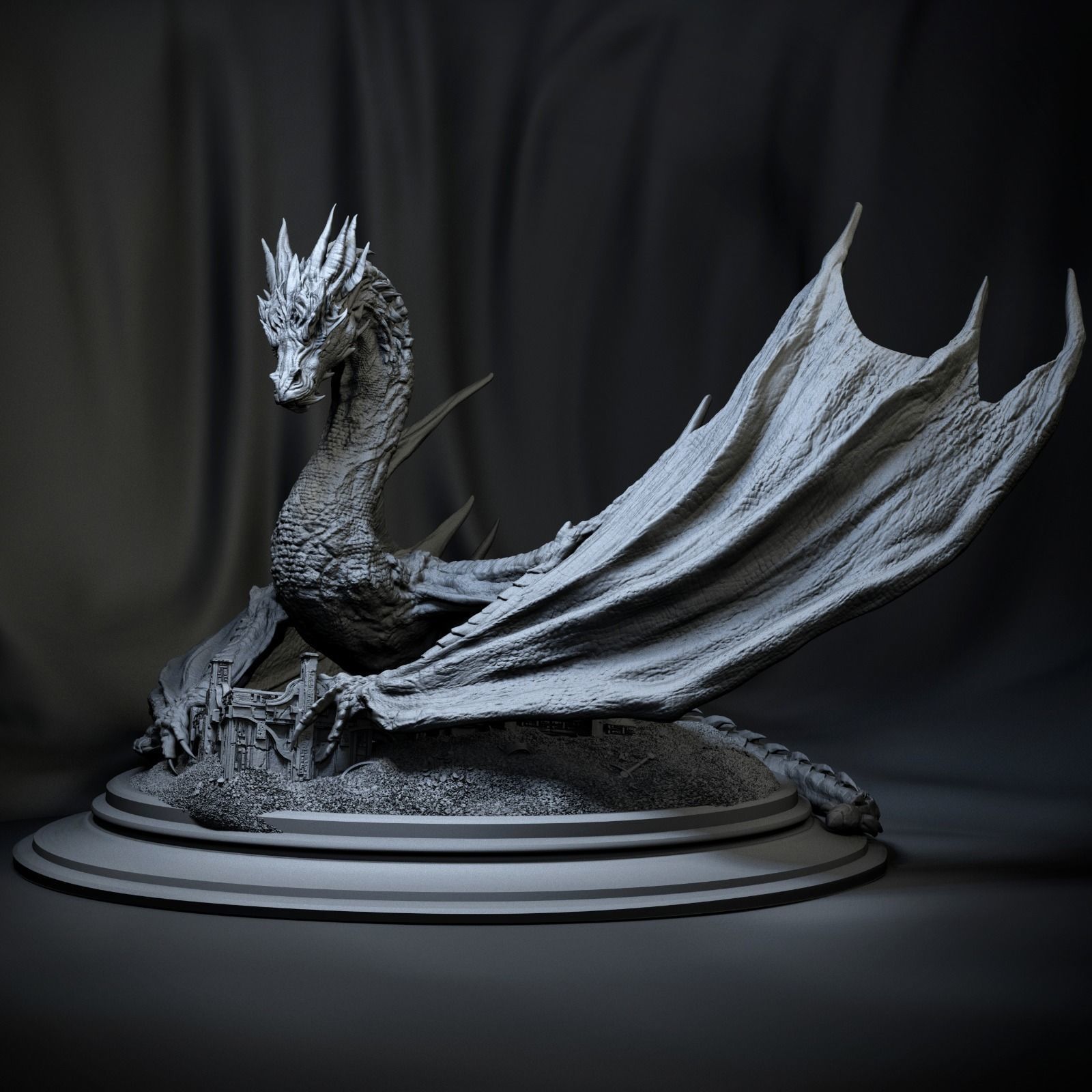 Smaug 3D Print 3D model 3D printable | CGTrader
