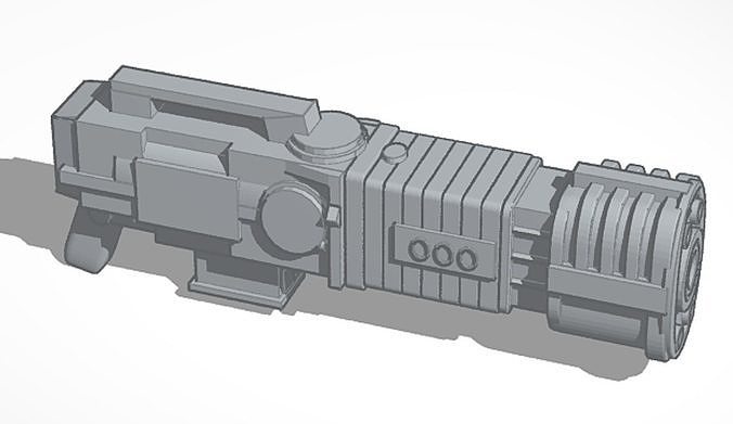 doom eternal plasma rifle 3D model 3D printable | CGTrader