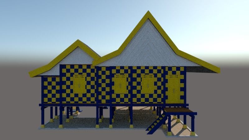 RUMAH TRADISIONAL MELAYU PERLIS DARUL SUNNAH free 3D model 3D printable ...