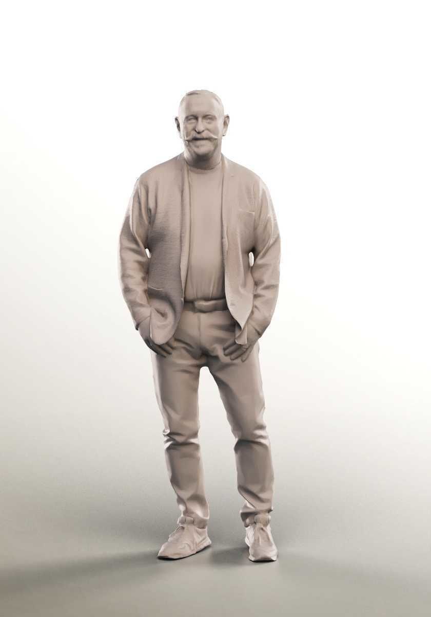 3D model Eddie 12921 - Standing Casual Oder Man VR / AR / low-poly ...