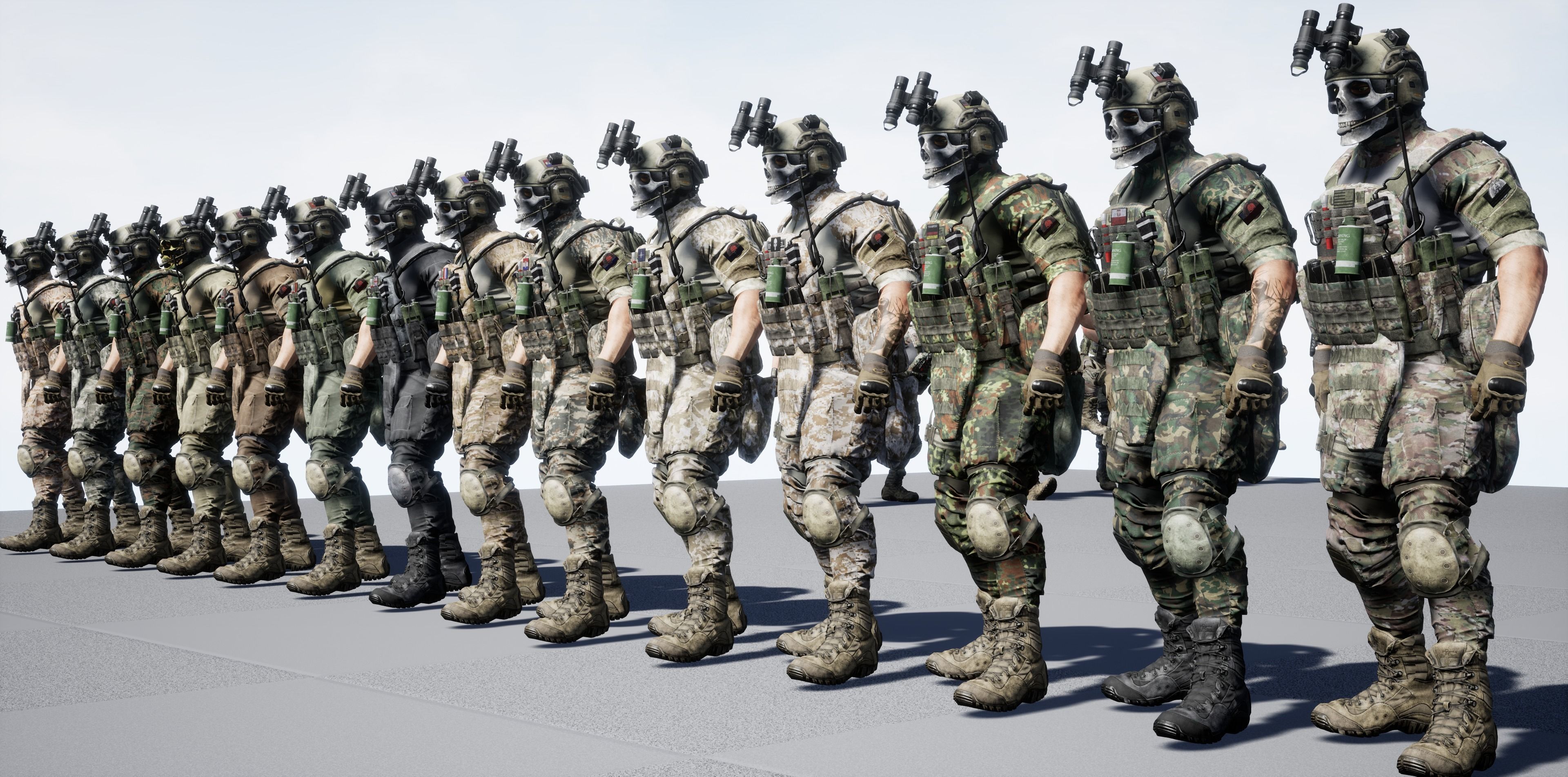 3D model MODULAR SOLDIER PACK VR / AR / low-poly | CGTrader