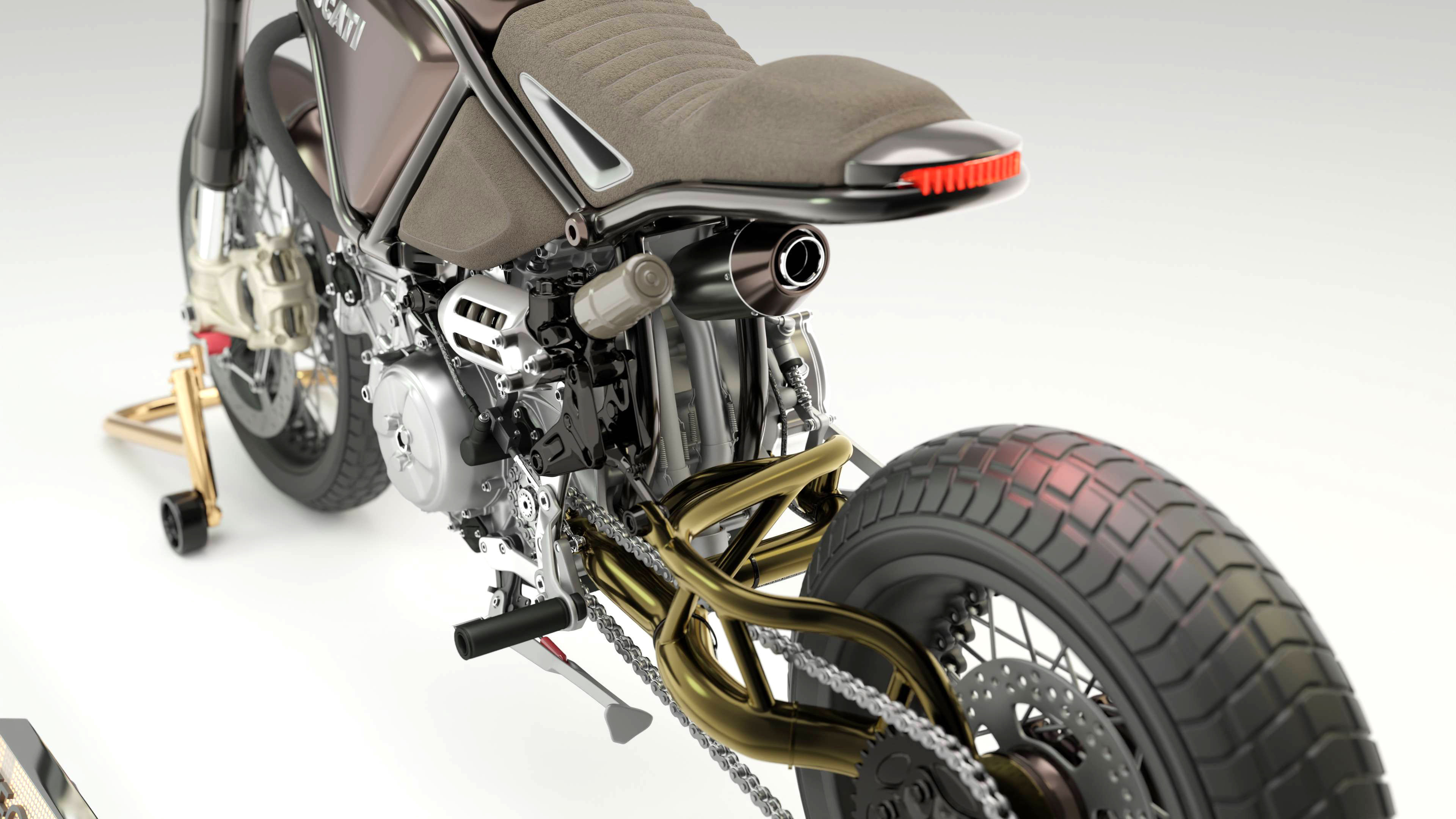 Custom Master Motorcycle 3D model | CGTrader