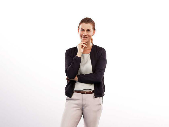 3D model Abby 13365 - Standing Casual Woman Talking VR / AR / low-poly ...