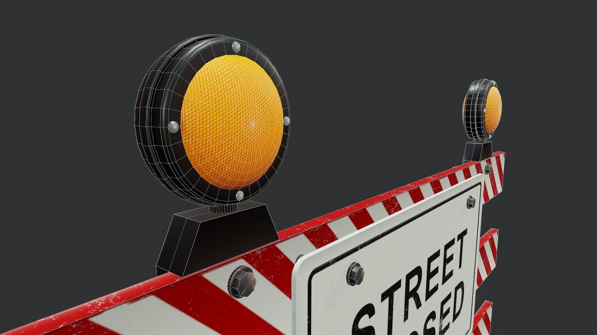 3D model Construction Barricade - Tutorial Included VR / AR / low-poly | CGTrader