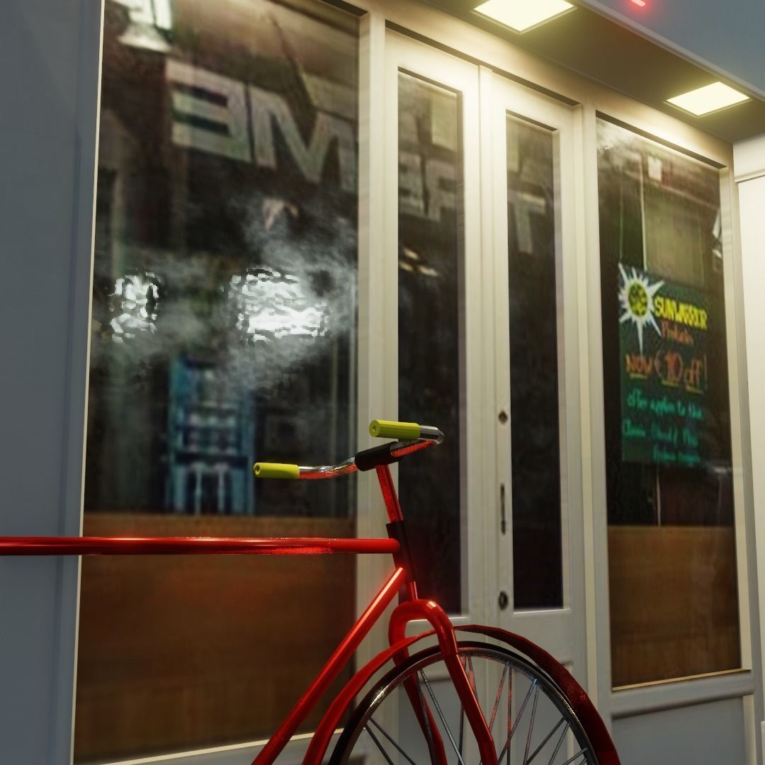 3D model 3D Shop Exterior Photorealistic VR / AR / low-poly | CGTrader