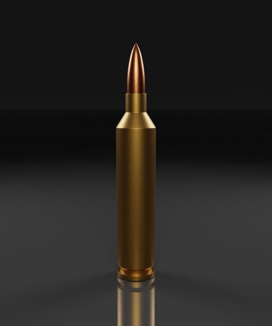 3D model Bullet for snipper 3D model VR / AR / low-poly | CGTrader