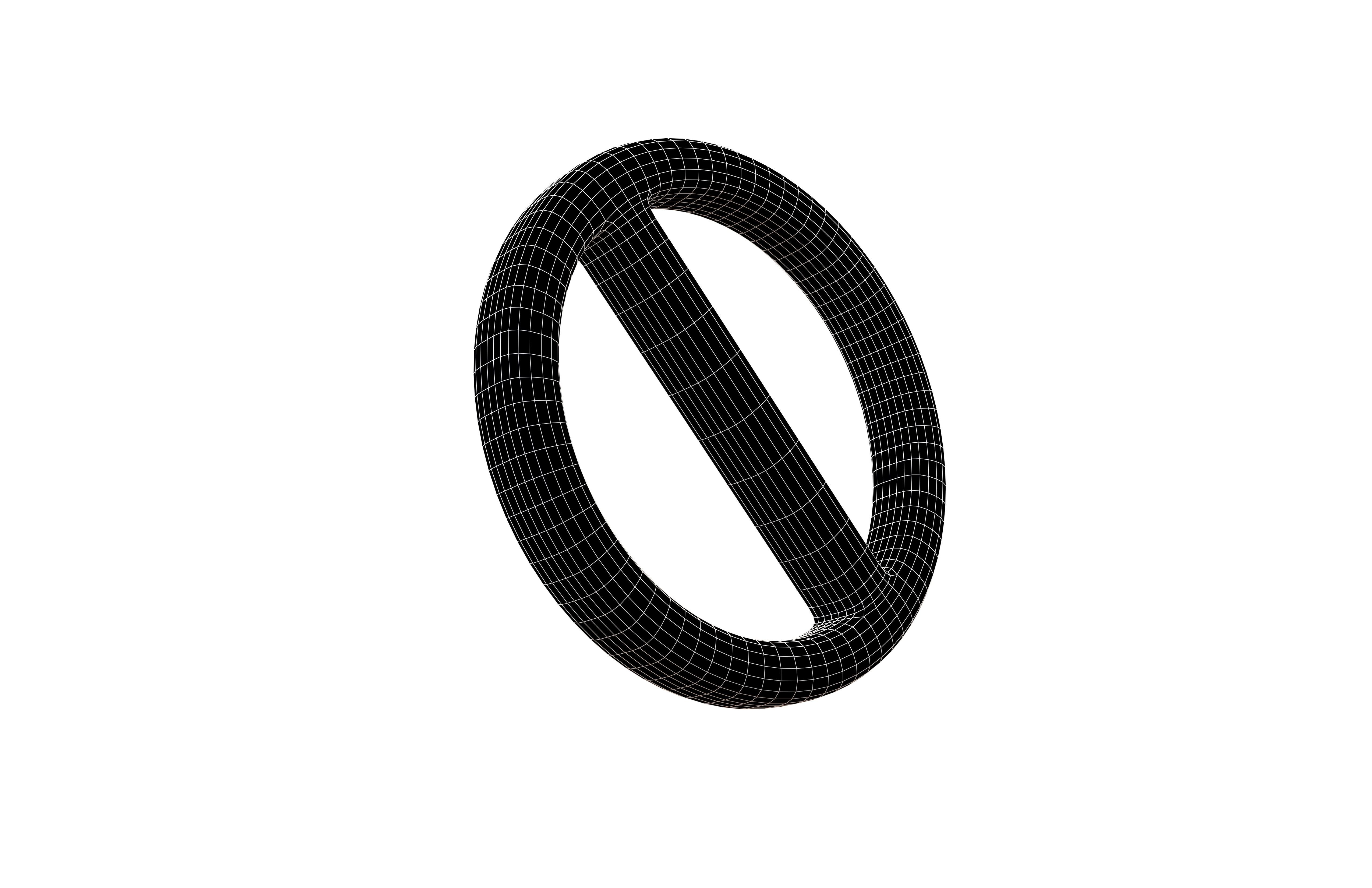 3D model No Symbol v1 001 VR / AR / low-poly | CGTrader