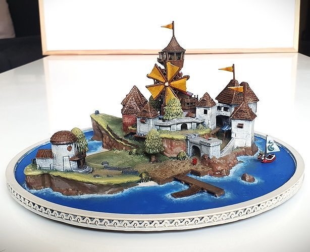 Windfall Island - Zelda The Wind Waker 3D model 3D printable | CGTrader