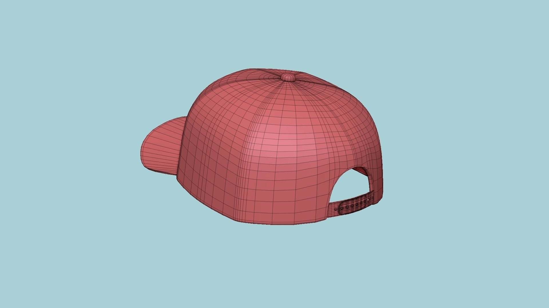 3D model Cap A04 White - Character Fashion Design VR / AR / low-poly ...