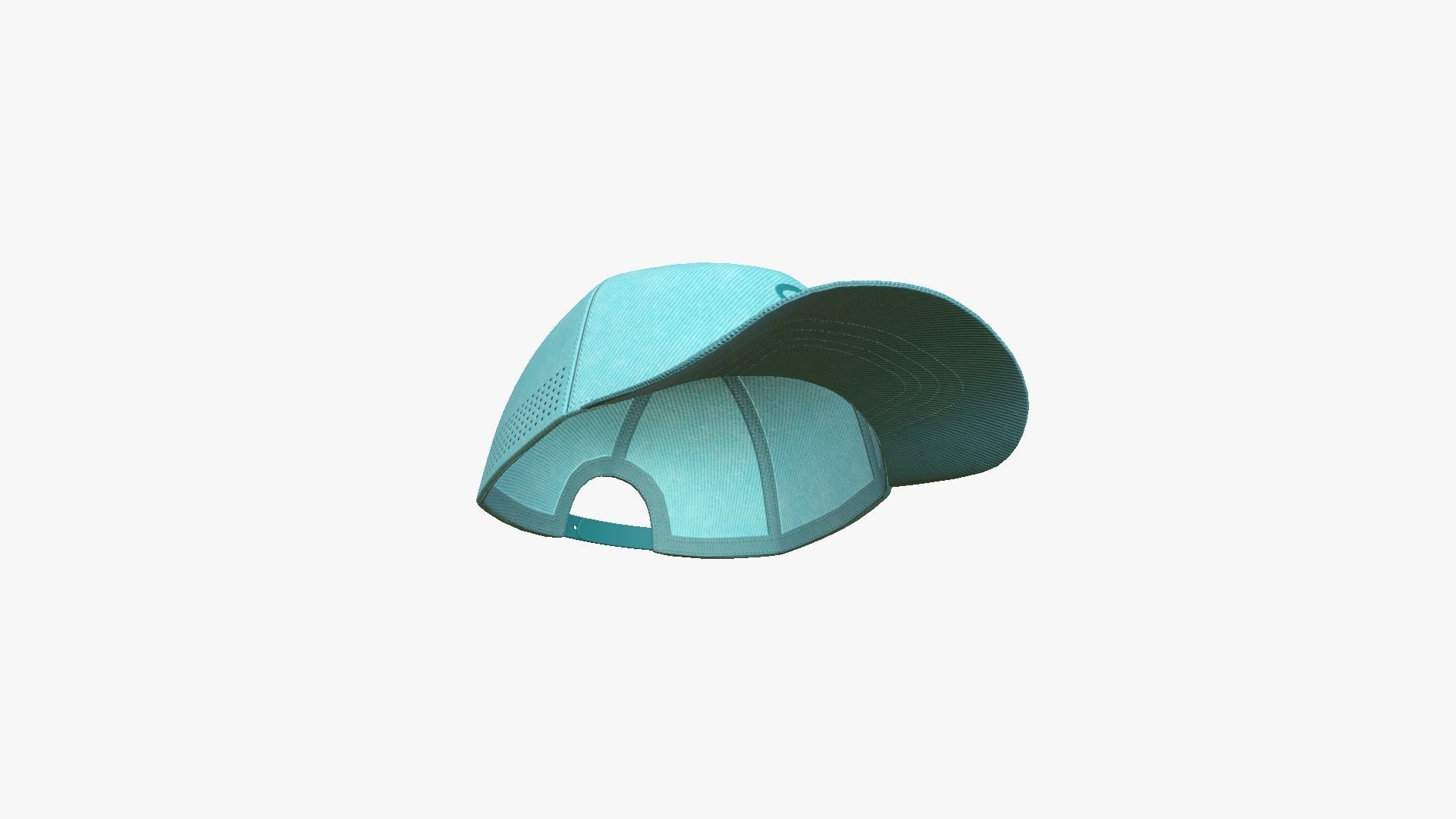 3D model Cap A09 Light Blue - Character Fashion Design VR / AR / low ...