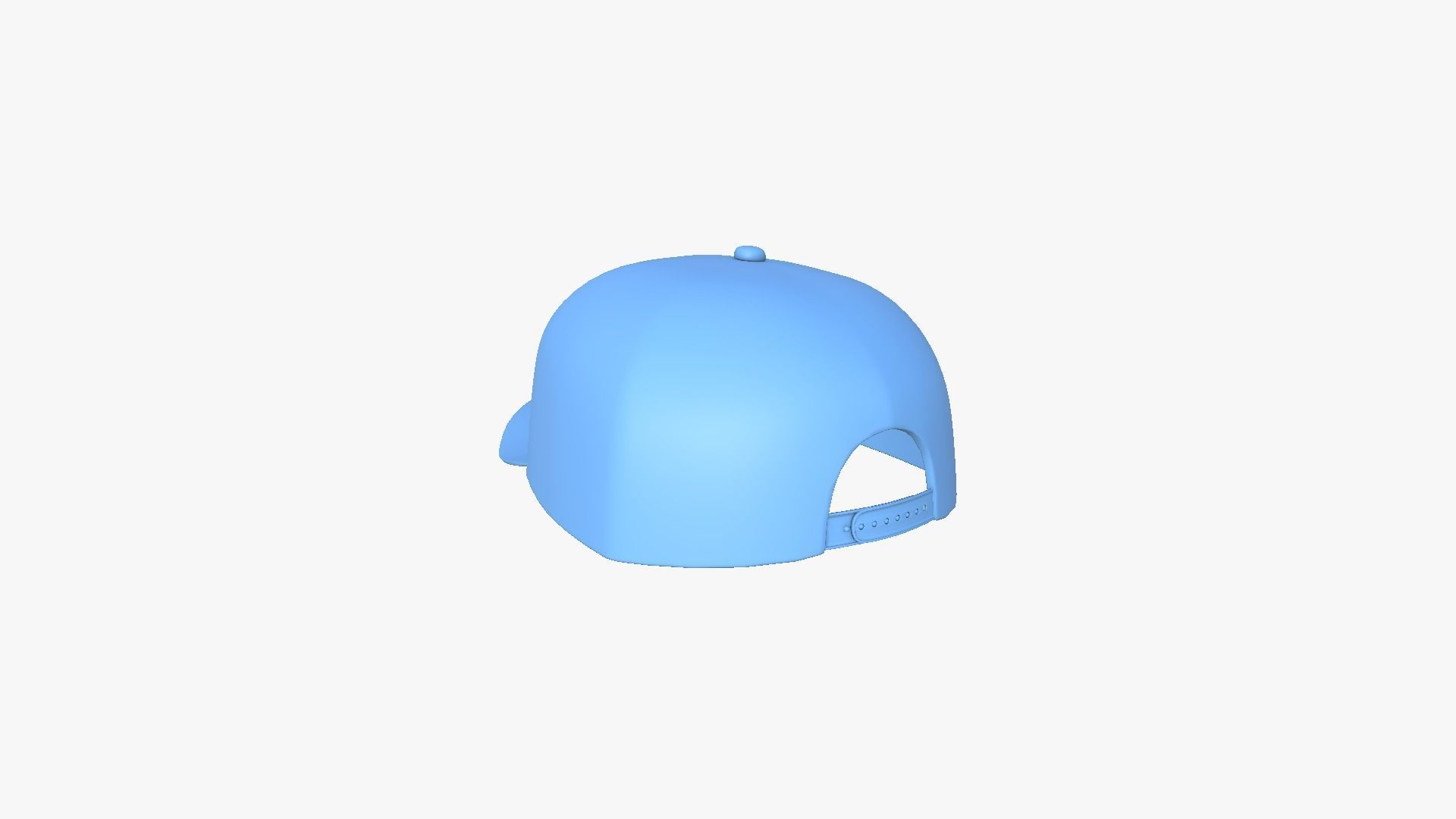 3D model Cap A09 Light Blue - Character Fashion Design VR / AR / low ...