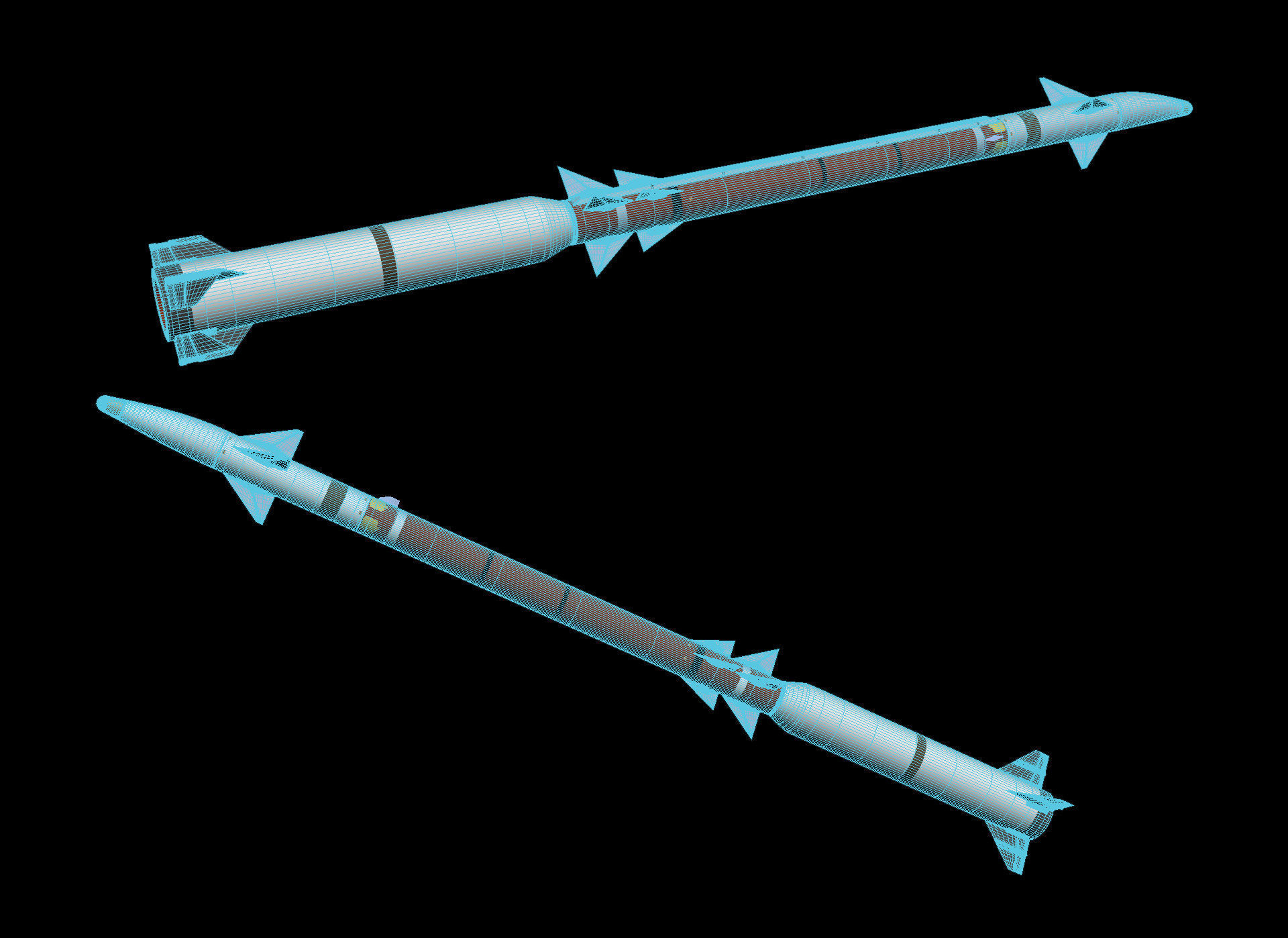 Stunner Missile for Davids Sling 3D model animated | CGTrader