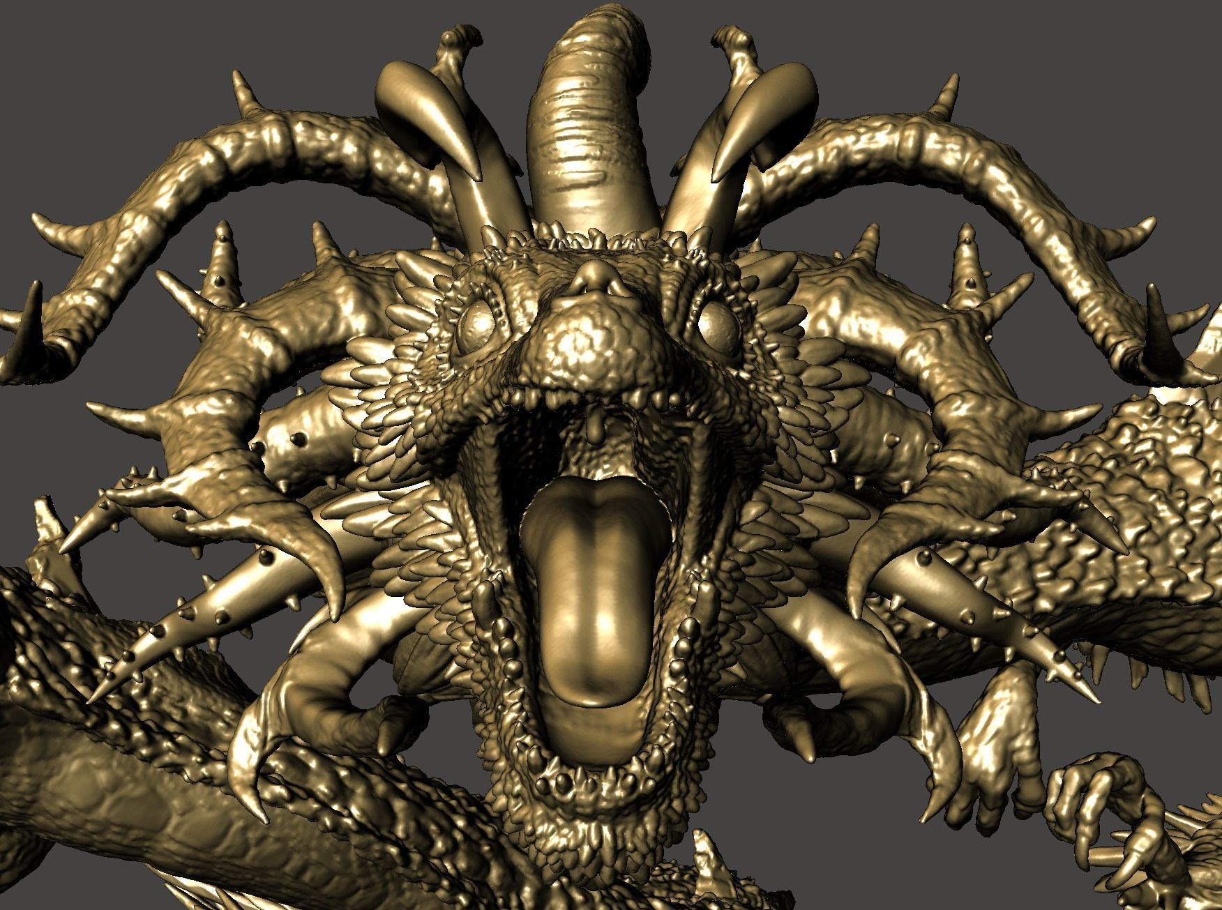 DEMON DRAGON GANON TOTK LEGEND OF ZELDA EXTREME DETAILED STL 3D model ...