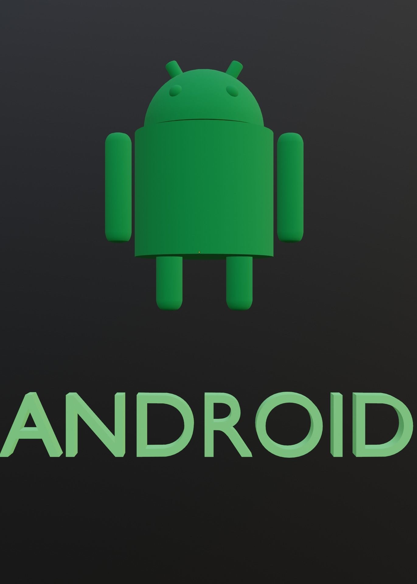 Android Robo Logo 3D model | CGTrader