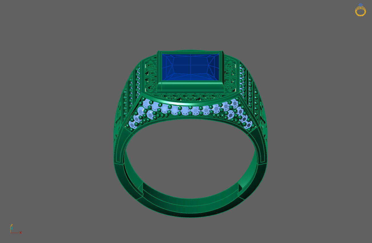 STL 3DM Gents Rings Ready Models Mens Rings 3D print model 3D model 3D ...