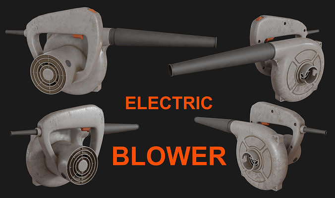 Electric Blower 3D model | CGTrader
