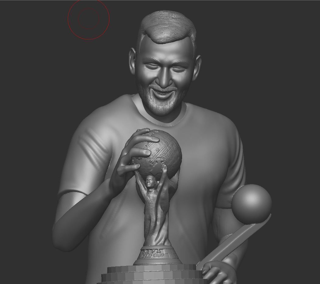 Lionel Messi 3D model 3D printable | CGTrader
