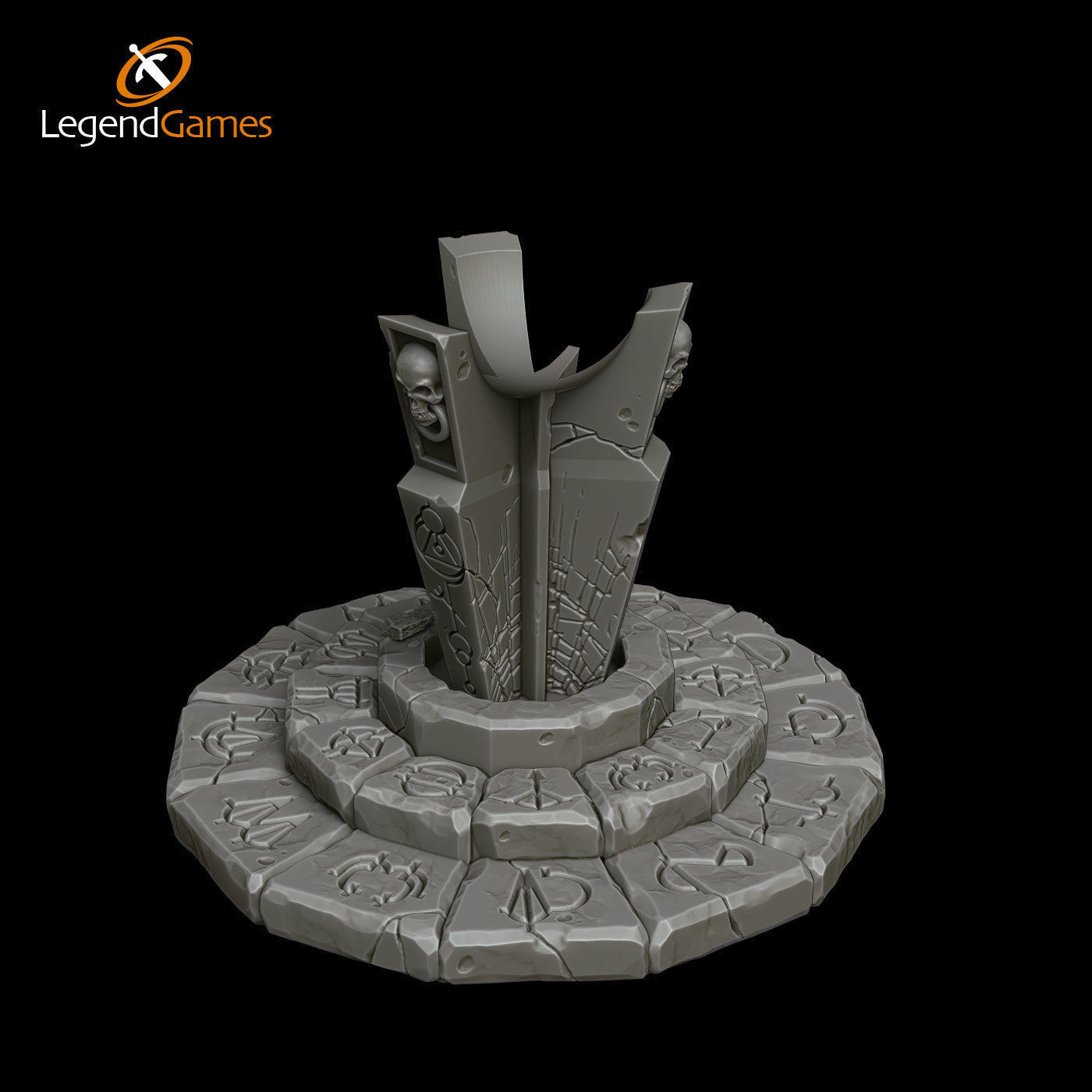 Seeing Stone and stand 3D model 3D printable | CGTrader