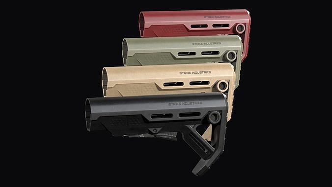 3D model Strike Industries Viper MOD 1 Stock for AR 15 VR / AR / low ...