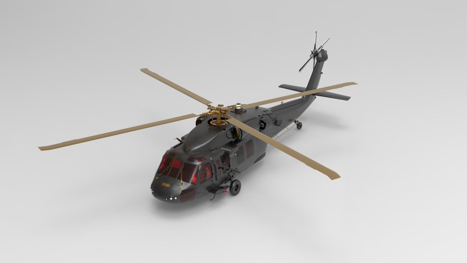 Sikorsky UH-60 Black Hawk 3D model | CGTrader