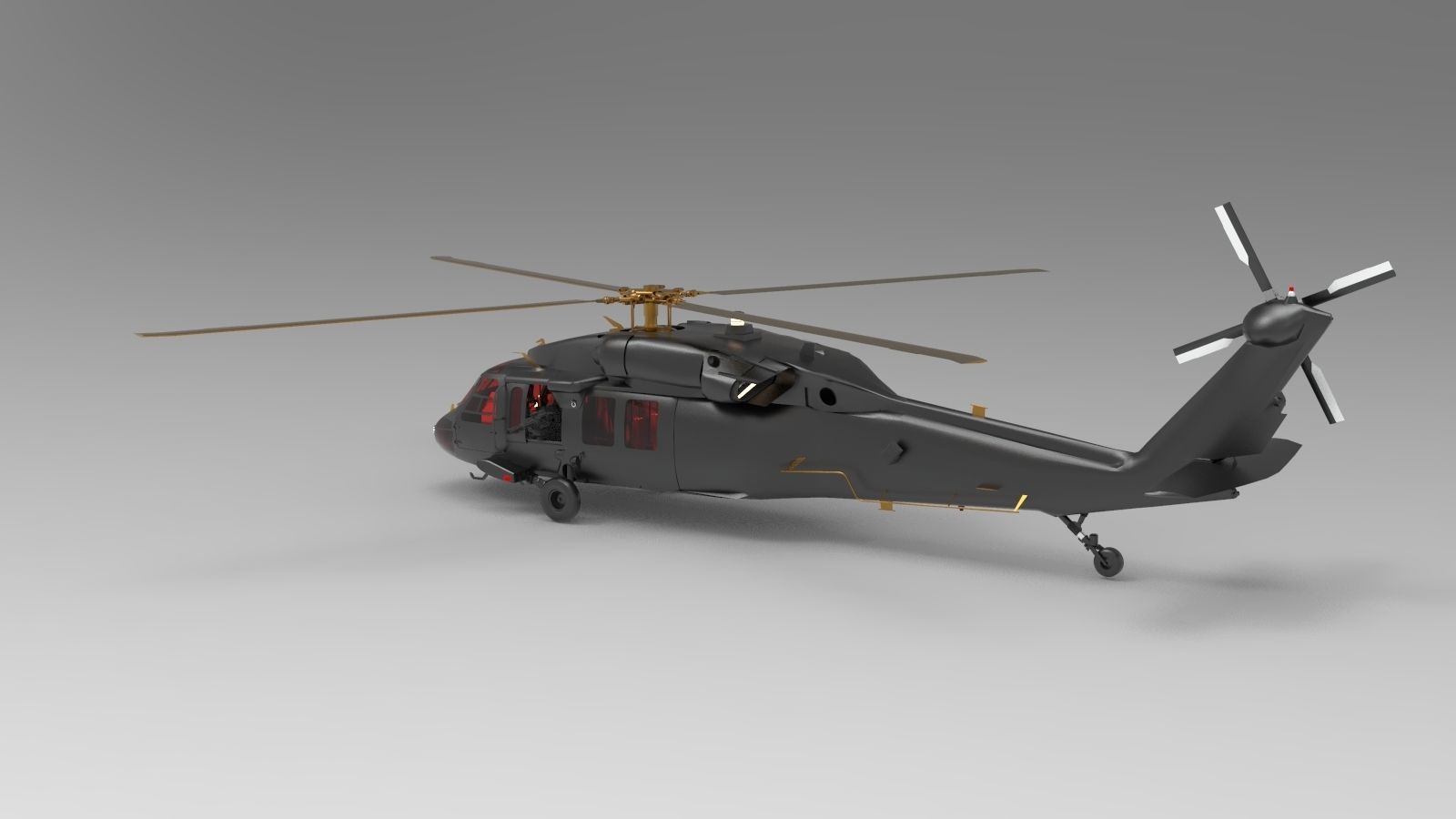 Sikorsky UH-60 Black Hawk 3D model | CGTrader