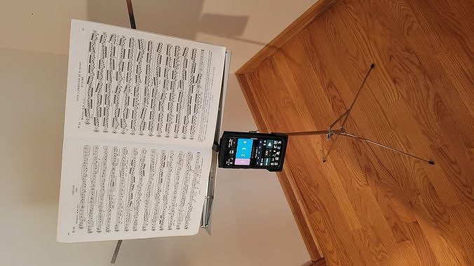 Music Stand Phone Holder 3D model | CGTrader