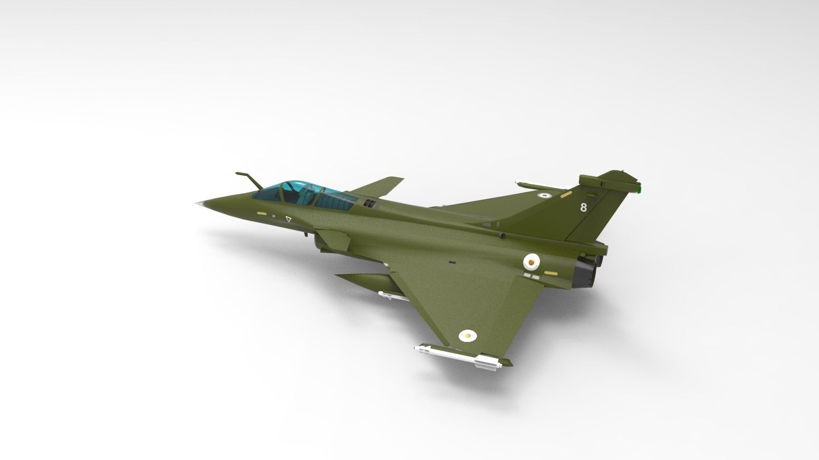 Rafale Multirole Fighter Jet 3D model | CGTrader