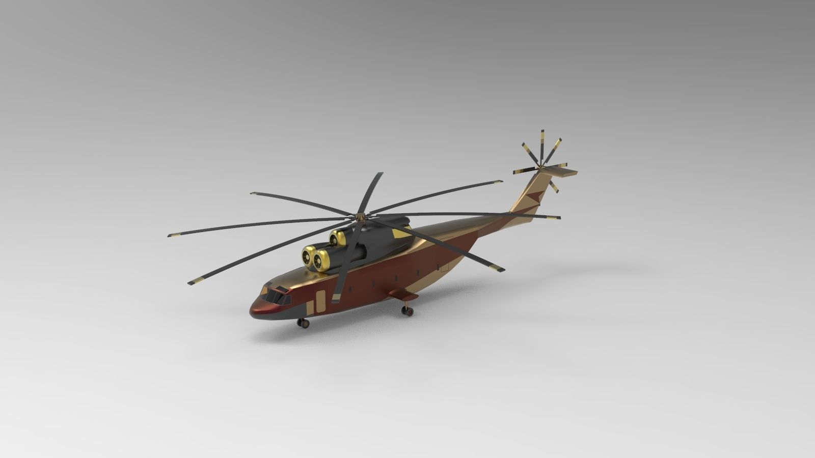 Mil Mi-26 Halo 3D model | CGTrader