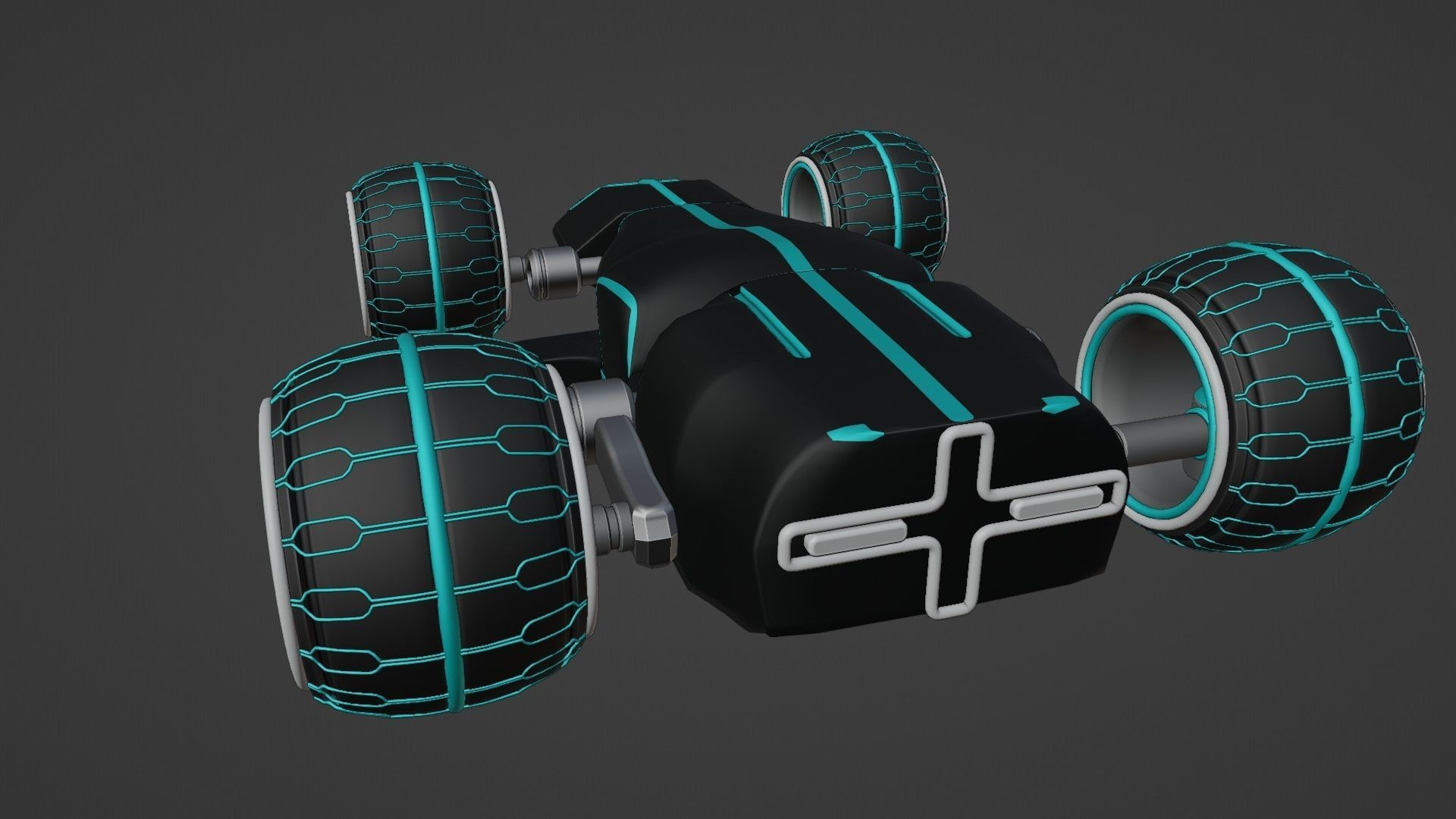 Sci-Fi car of Tron legacy light runner 3D model | CGTrader