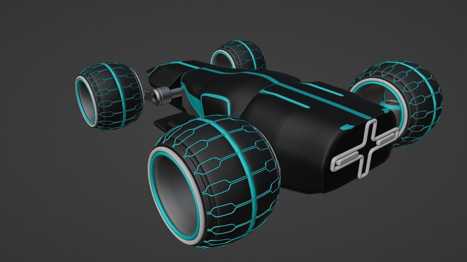 Sci-Fi car of Tron legacy light runner 3D model | CGTrader