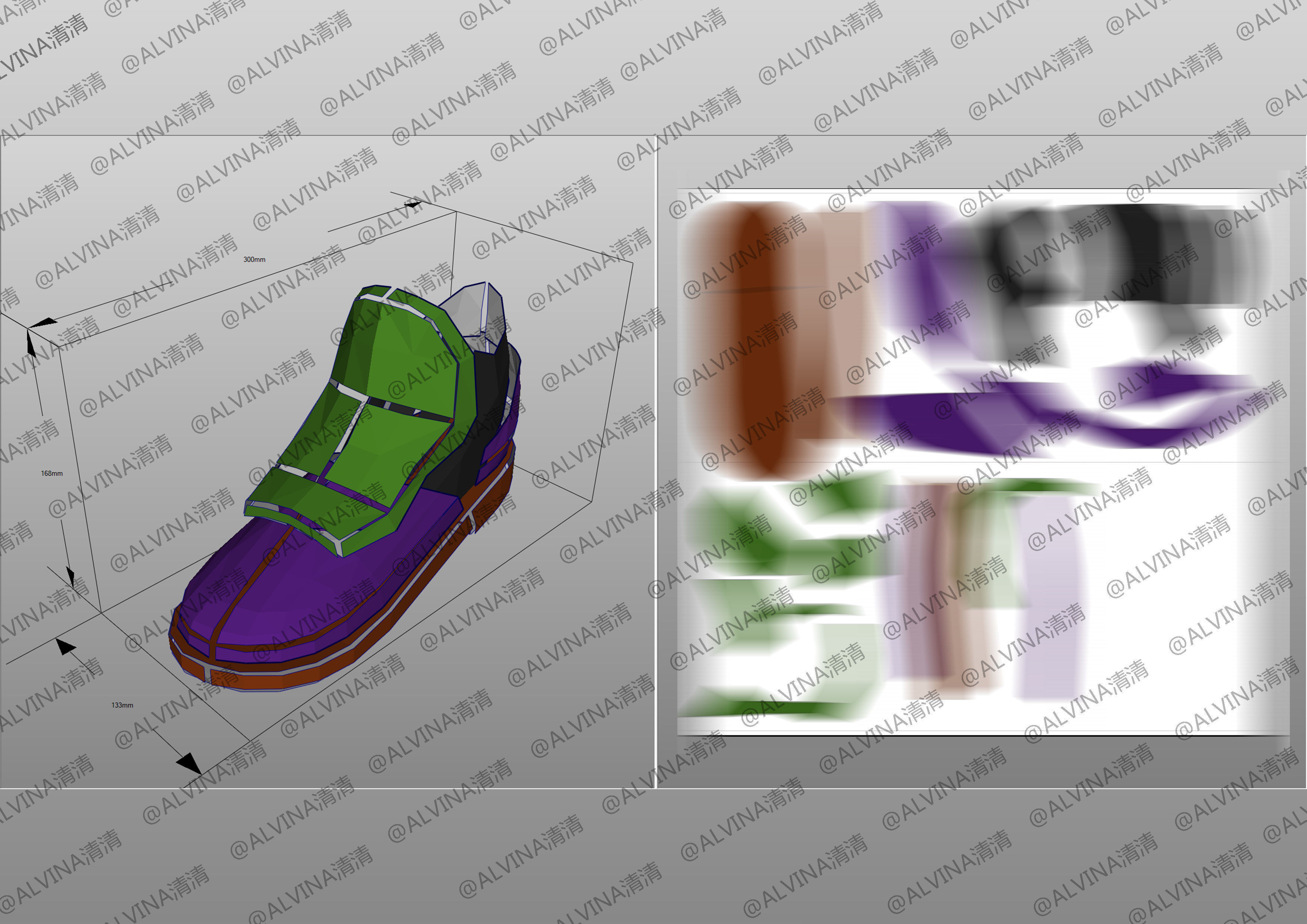 3D model Eva 01 Armadura Evangelion - Cosplay Pepakura Foam Template VR ...