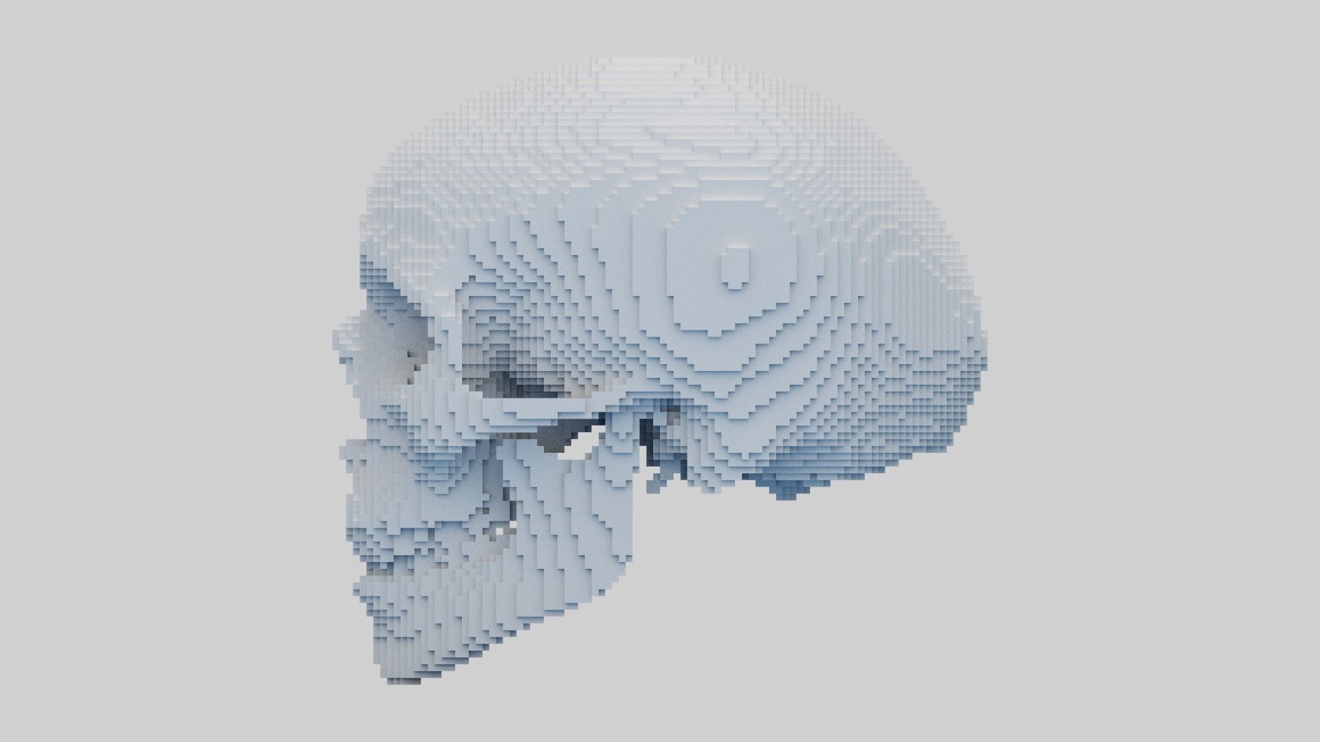 3D model Voxel Skull VR / AR / low-poly | CGTrader
