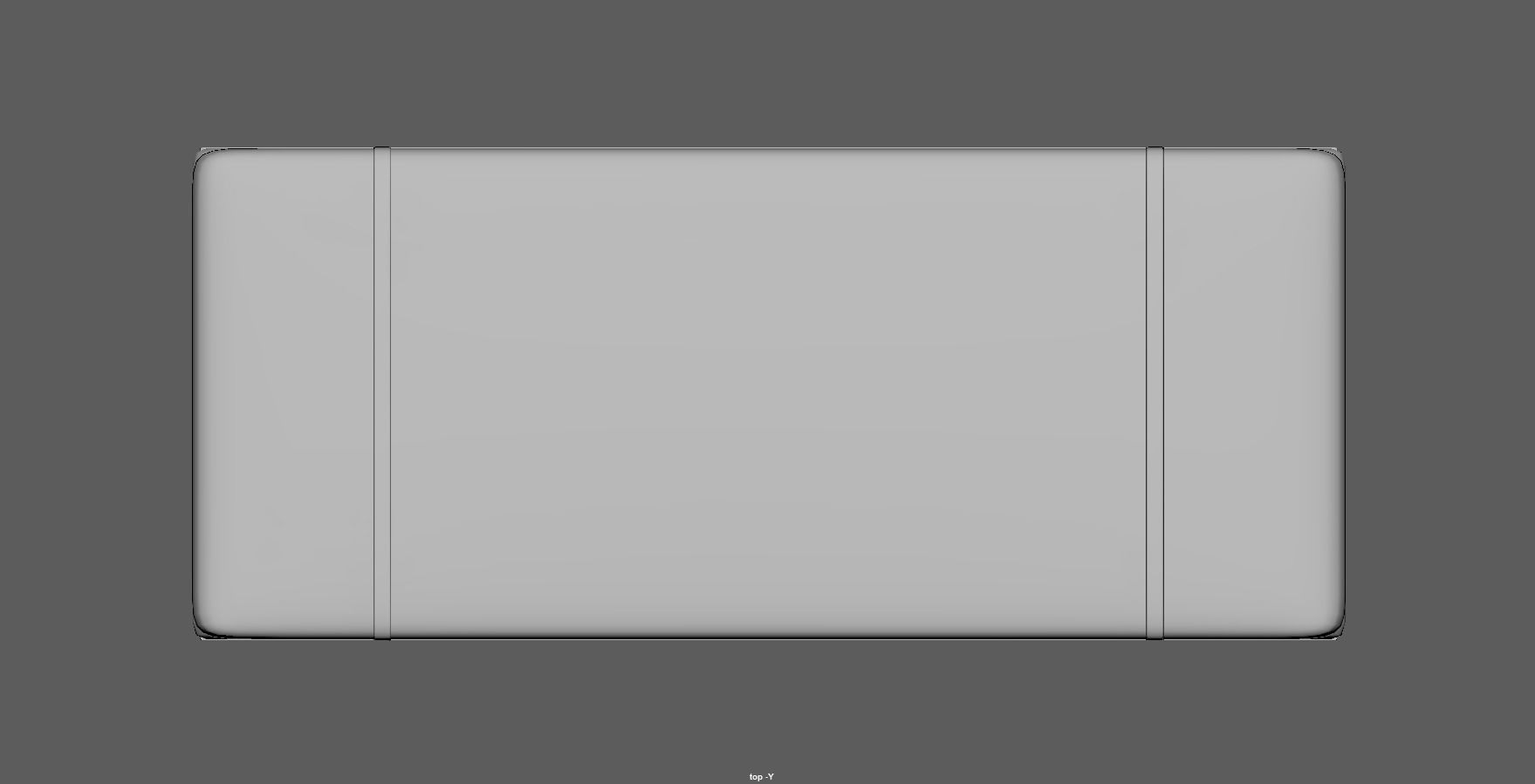 3D model Booker bench - end bench - stool - seat - accent bench VR / AR ...