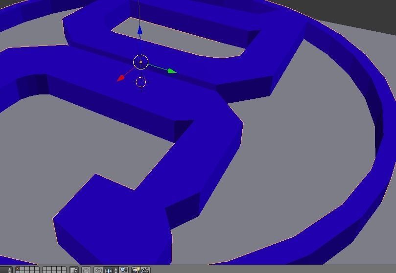 DC Logo 3D model | CGTrader